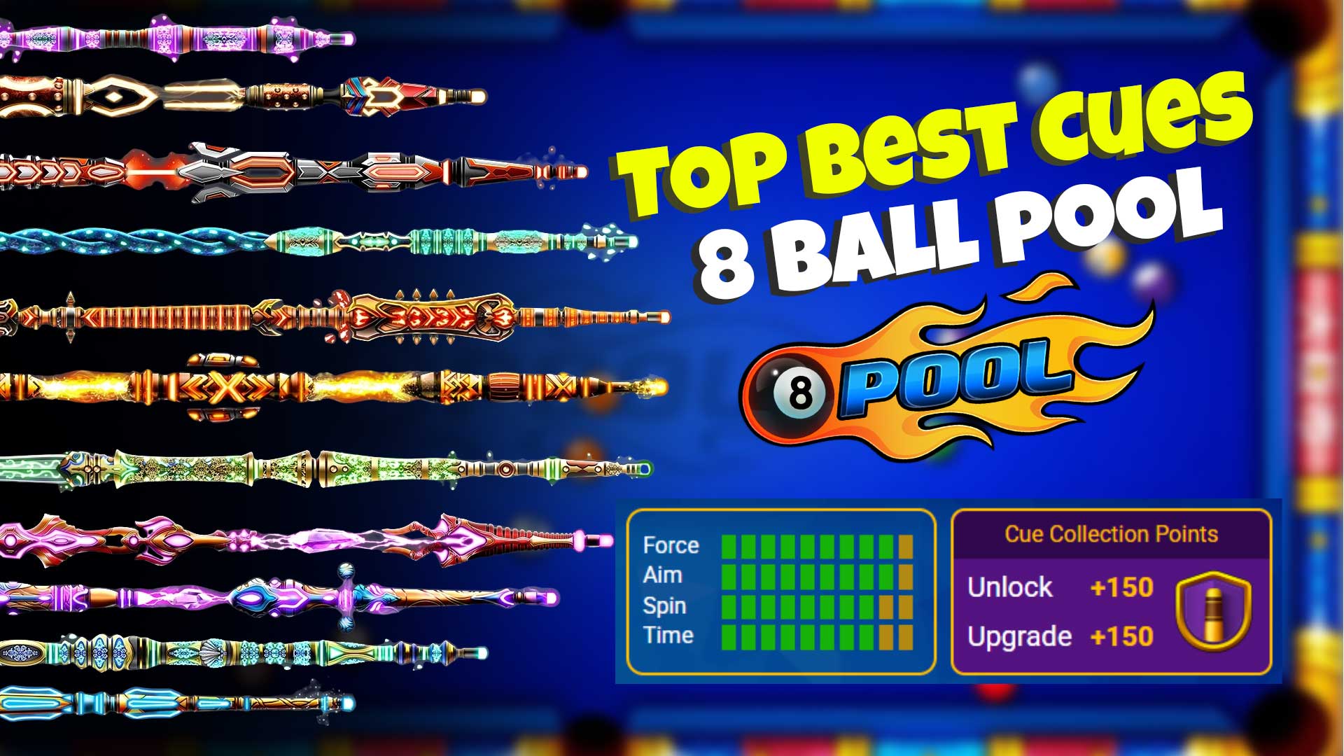 Top Cues 8 Ball Pool: Best Picks for 2026